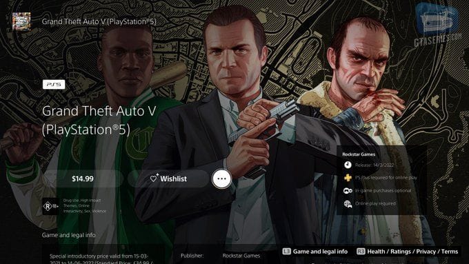 GTA 5 EE up for pre-order and pre-load in Australia and NZ