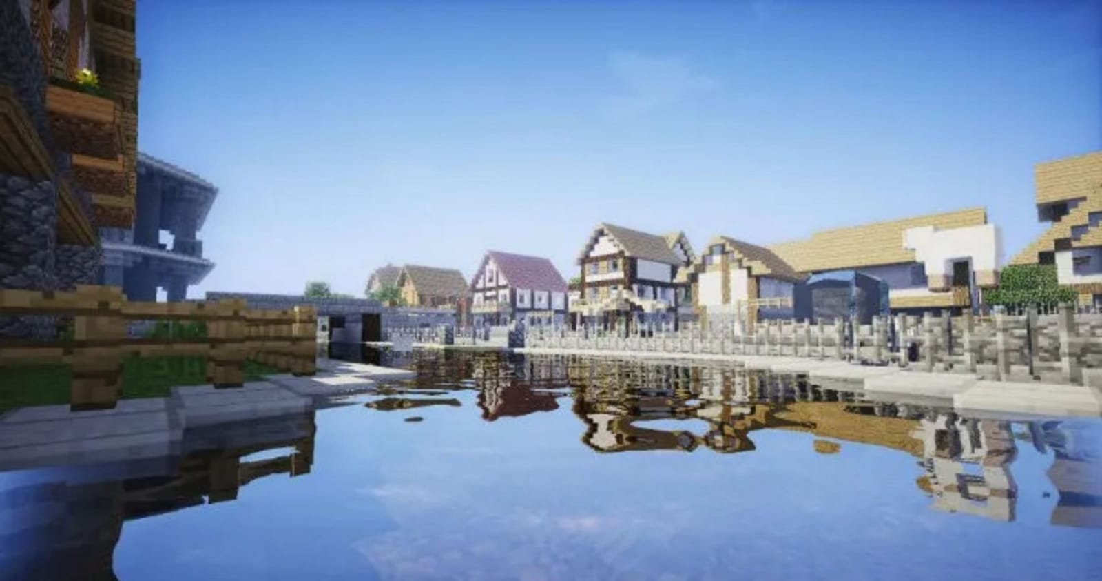 Top 5 light blue and realistic water shaders in Minecraft