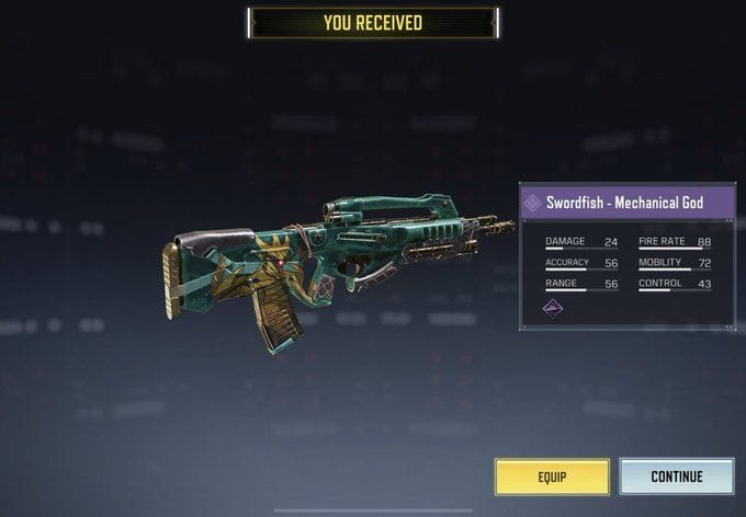 Unlock COD Mobile's Swordfish Mechanical God by completing these missions