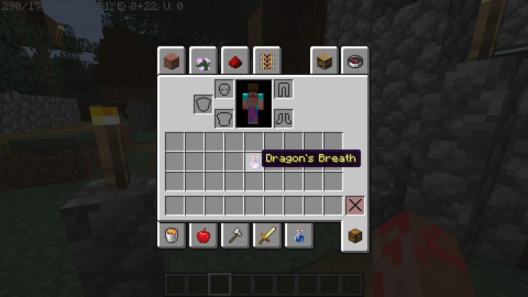 How to make and use glass bottles in Minecraft?