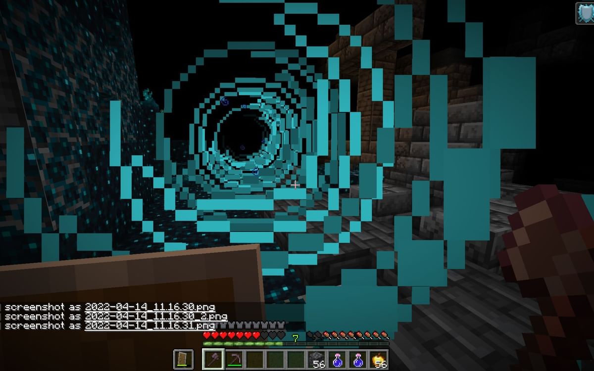 Warden's new ranged attack in Minecraft snapshot 22w15a detailed