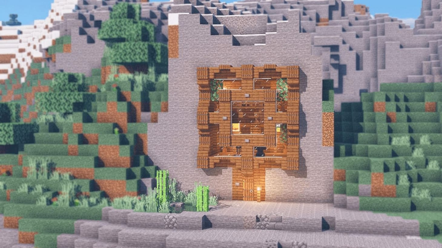 10 best Minecraft house designs for mountains