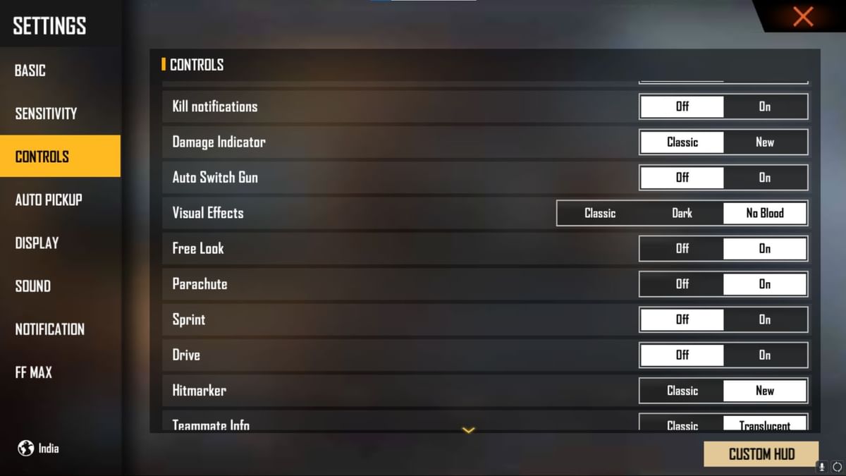 How to create custom HUD in Free Fire and FF MAX