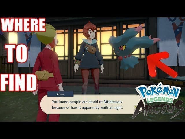 How to catch Misdreavus in Pokemon Legends: Arceus