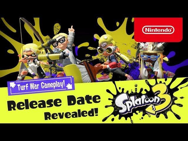 Splatoon 3 showcases new 4v4 turf war: Release date, new game modes ...