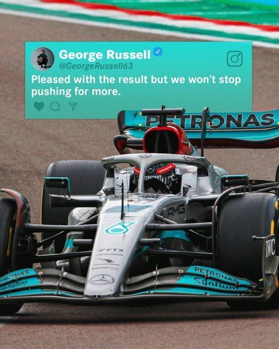 George Russell surprised by the delay in switching to slick tires at ...