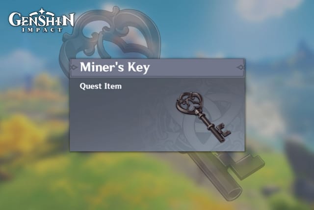 Genshin Impact guide: How to find and use Miner's Key in The Chasm