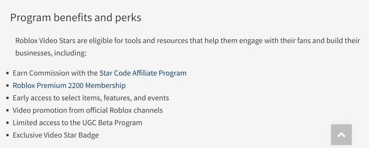 Roblox Video Star Program requirements, benefits, members, and more ...