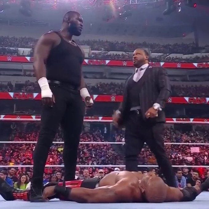 Omos signed for WWE in 2019