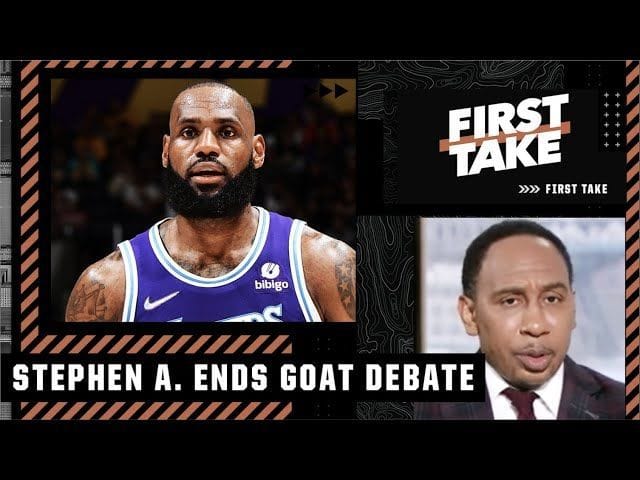 "The GOAT conversation is officially over" - Stephen A Smith believes ...