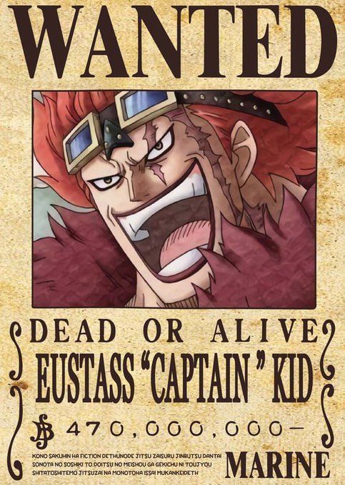 Is Captain Eustass Kid still to One Piece what Sakura is to Naruto?