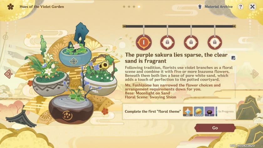 Genshin Impact Floral Courtyard event guide: How to complete the first ...