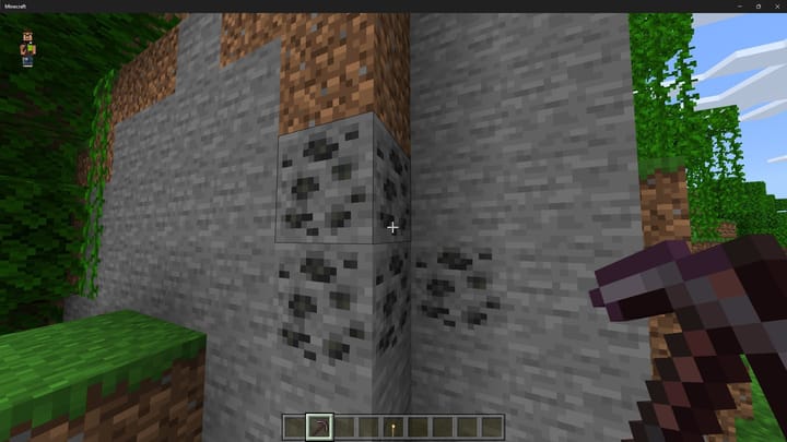 What is the Ore distribution in Minecraft Bedrock Edition?