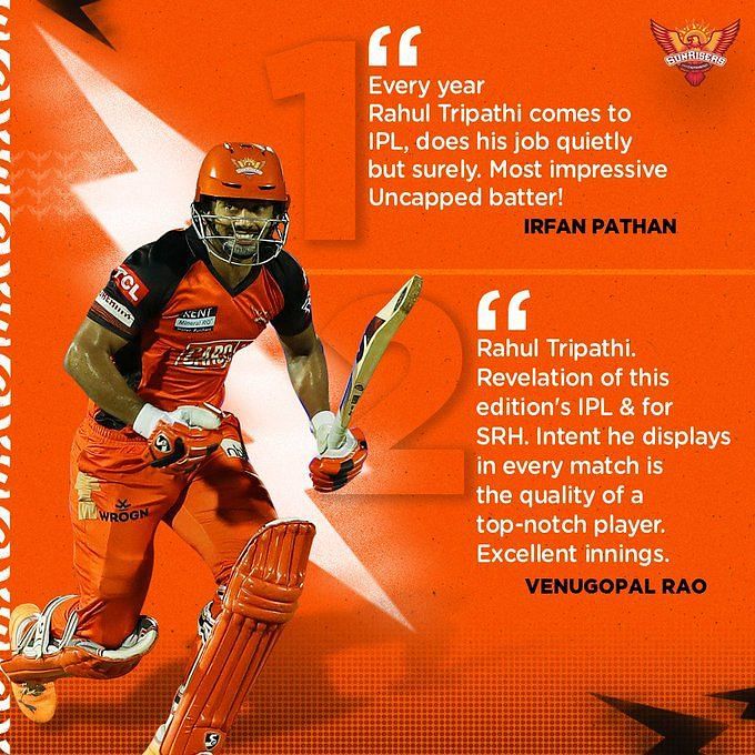 “Unfortunately, Rahul Tripathi cannot get into the Indian squad ... “Unfortunately, Rahul Tripathi cannot get into the Indian squad ...