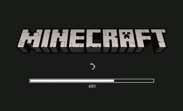 Minecraft player creates a loading animation using armor stands
