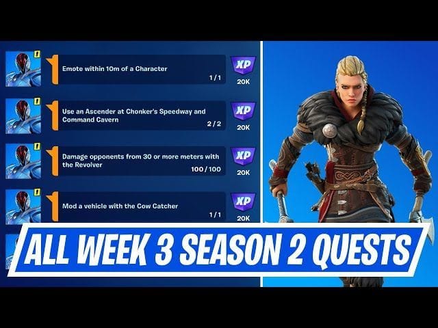 Fortnite Week 3 challenges: Full list of challenges & how to complete them