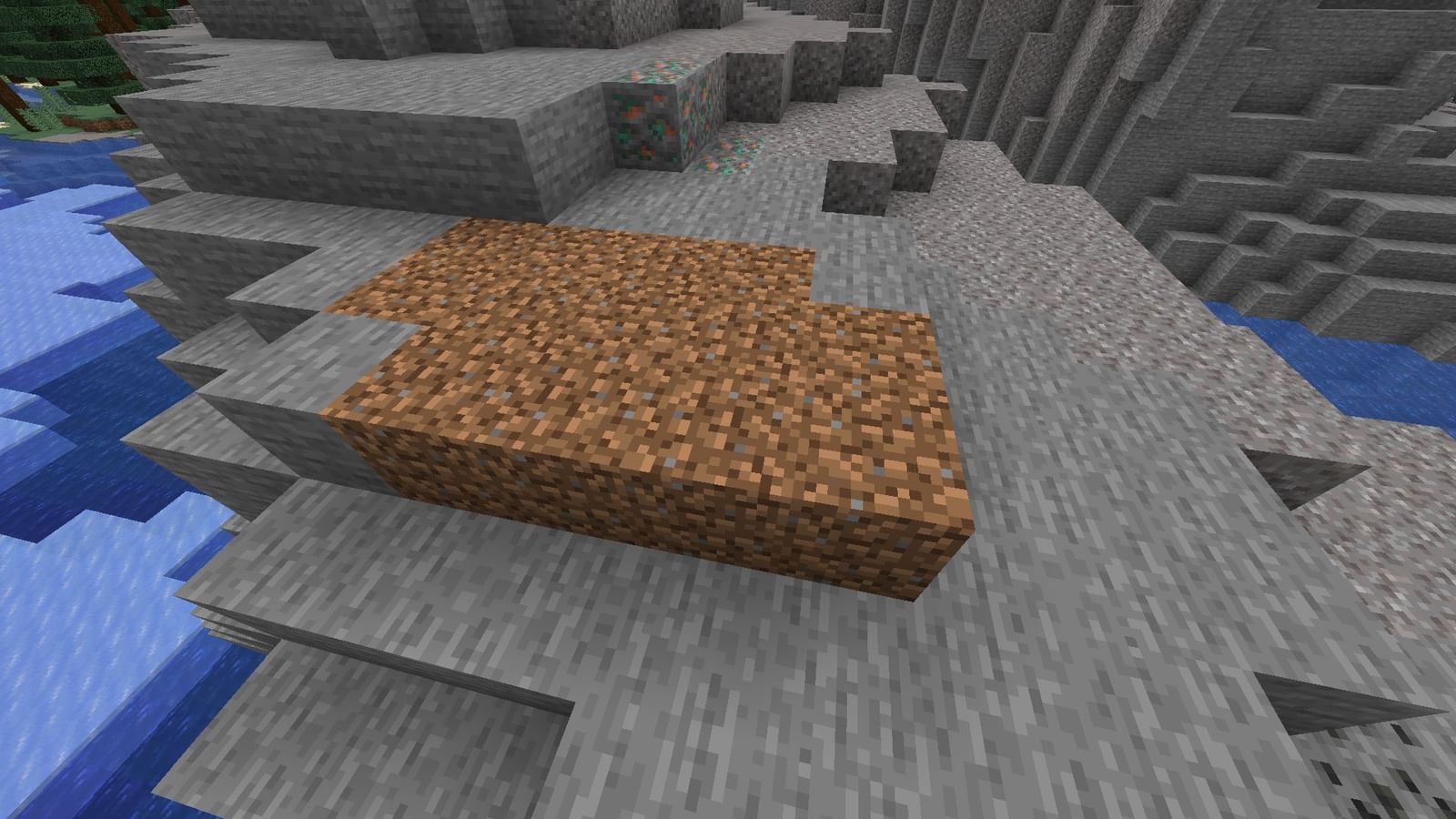 All types of dirt blocks in Minecraft