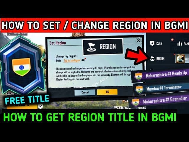 New regional rankings in BGMI: How to set region and feature in ranking ...