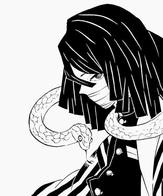 Why does Obanai have a snake around his neck in Demon Slayer?