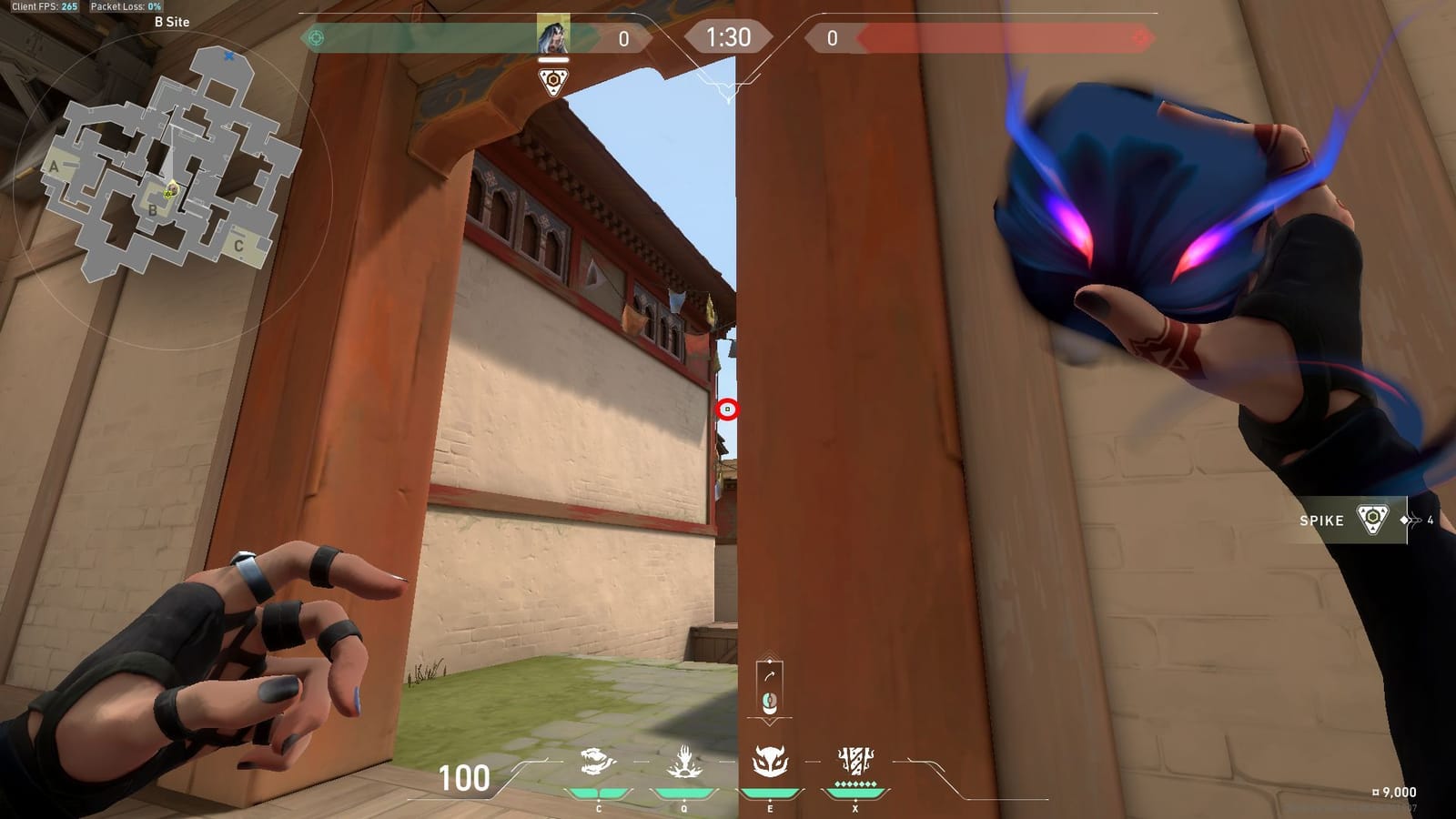 All Fade lineups for Haven in Valorant