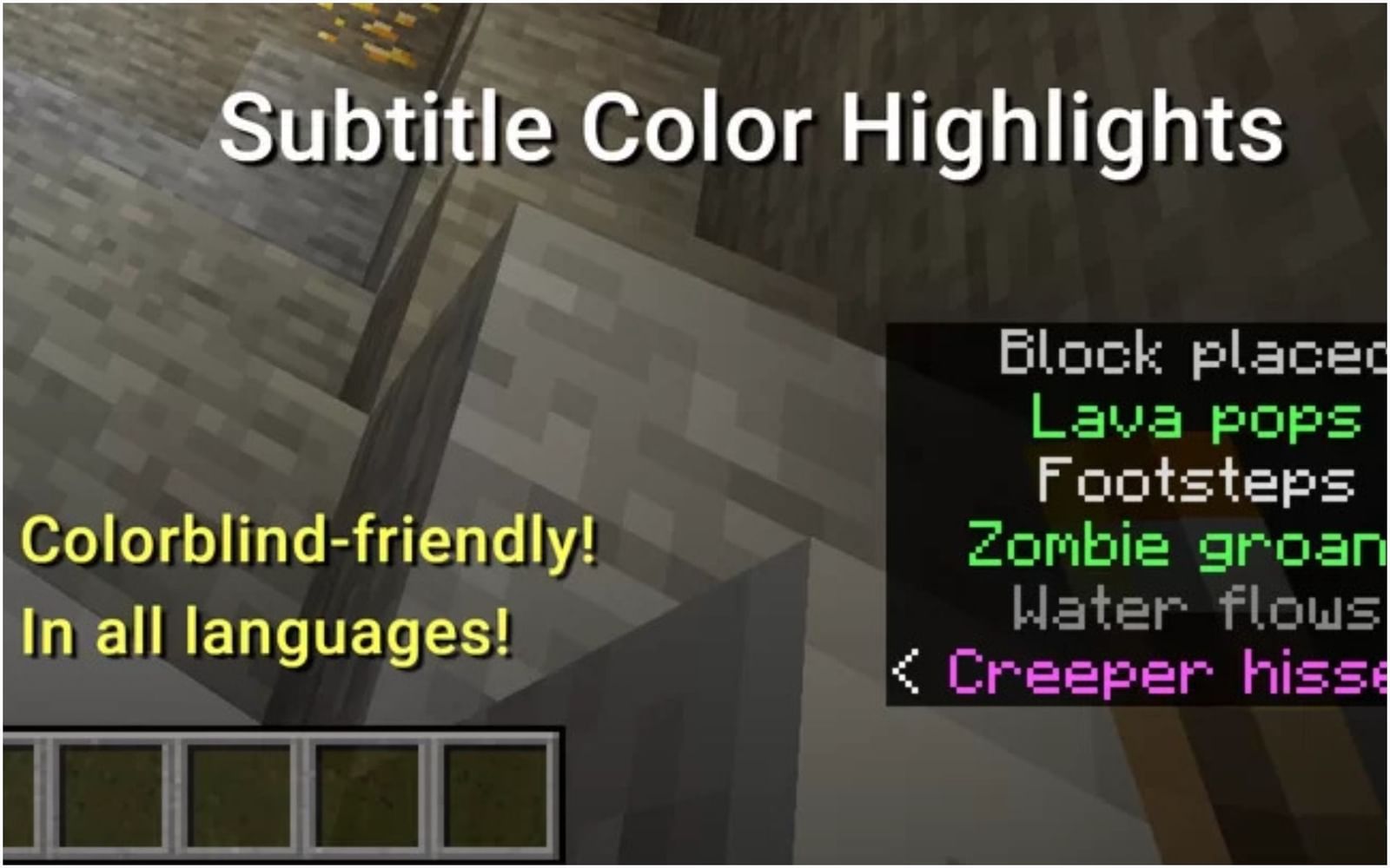 The best colorblind texture packs for Minecraft