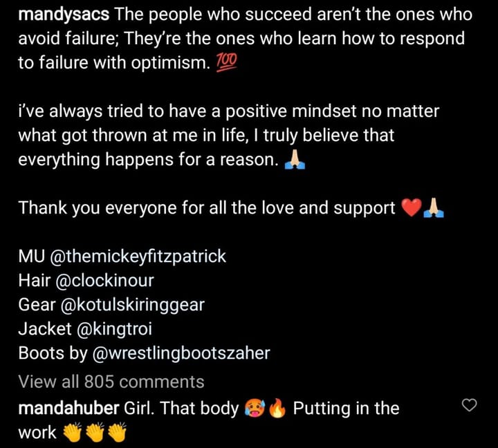 AEW personality sends a message to WWE star Mandy Rose