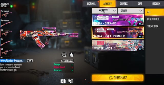 Free Fire Ramadan login event: How to get free vouchers, Legendary Groza skin, and room card