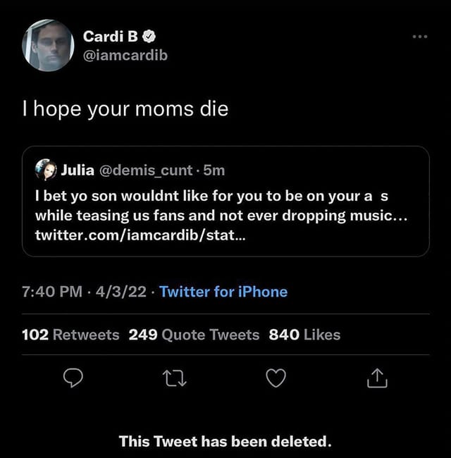 Cardi B tweets controversy explored as rapper deletes Twitter amid ...