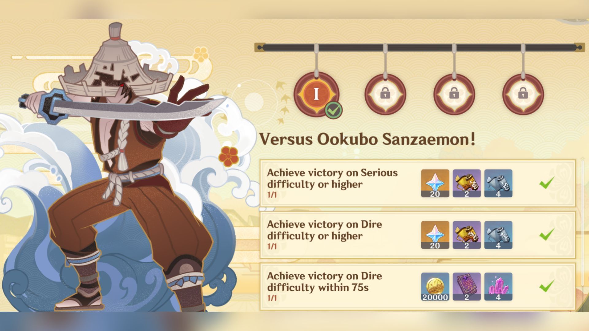 Genshin Impact Clash of Lone Blades guide: How to defeat Ookubo Sanzaemon samurai