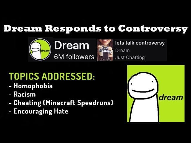Dream addresses controversies, responds to doxing threats
