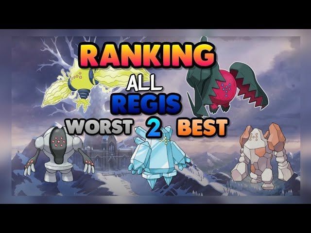 Ranking Regi trio from Pokemon Emerald