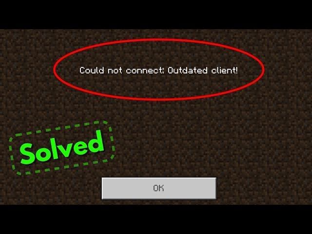 Minecraft fix the outdated servers error