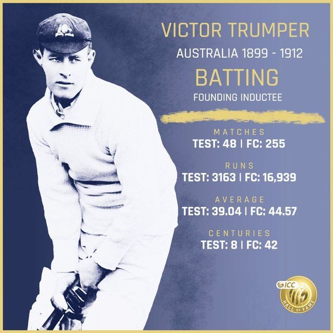 Aussie legend Victor Trumper was a brilliant batsman and a lovable ...