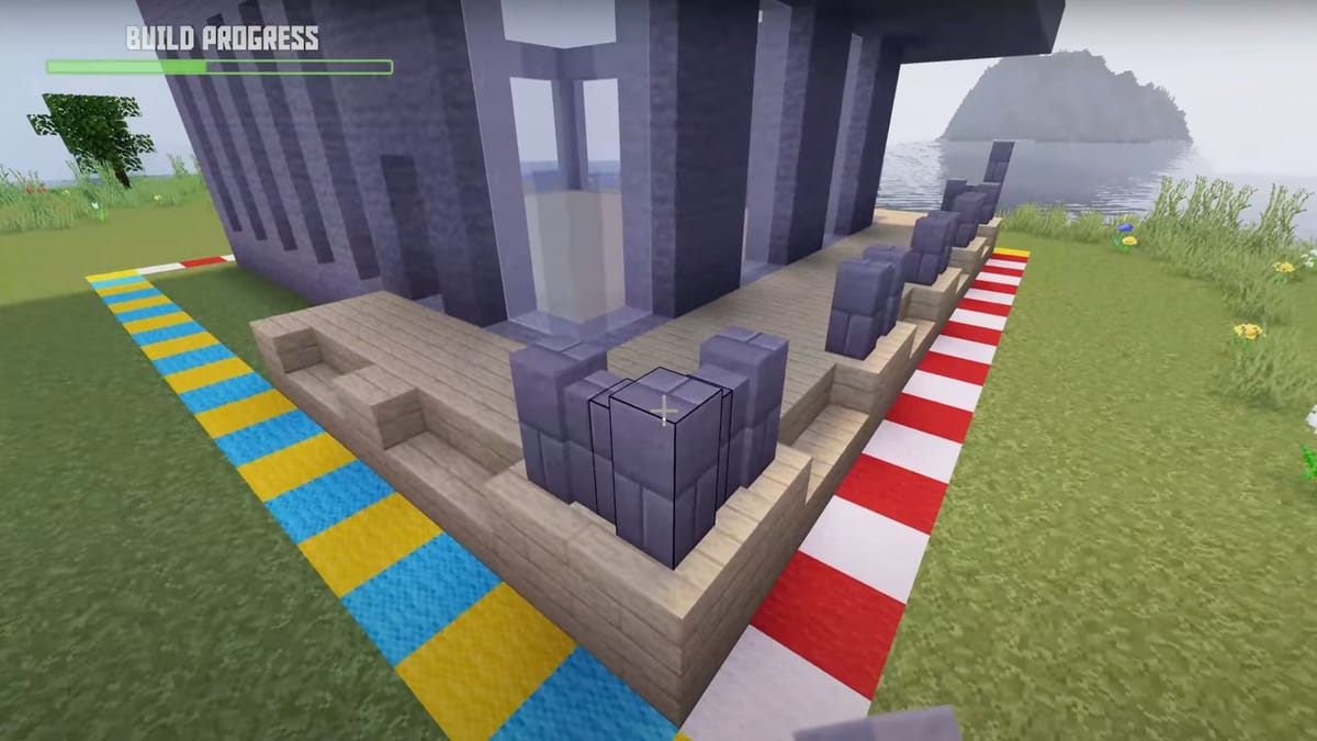 How to build a stone modern house in Minecraft (2022)