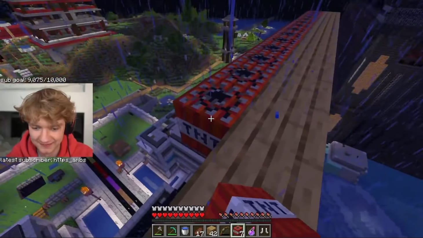 Minecraft streamer TommyInnit blows up BadBoyHalo's house on Dream SMP