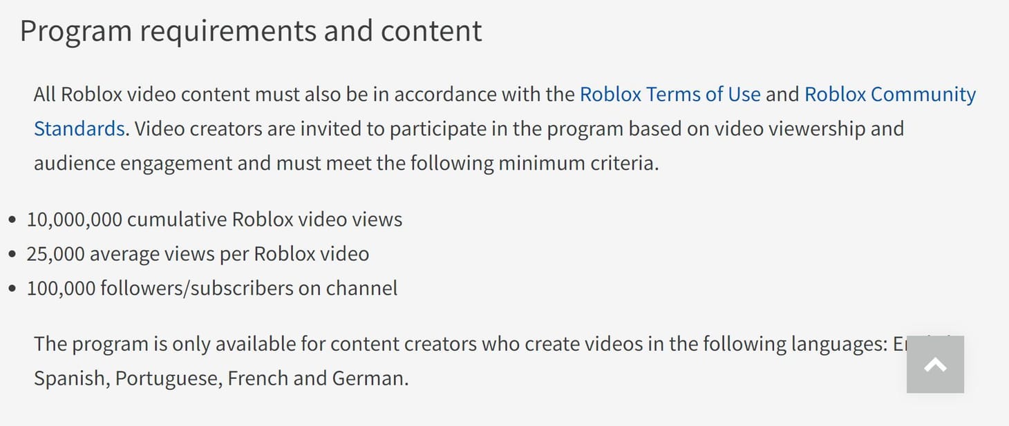 Roblox Video Star Program requirements, benefits, members, and more ...