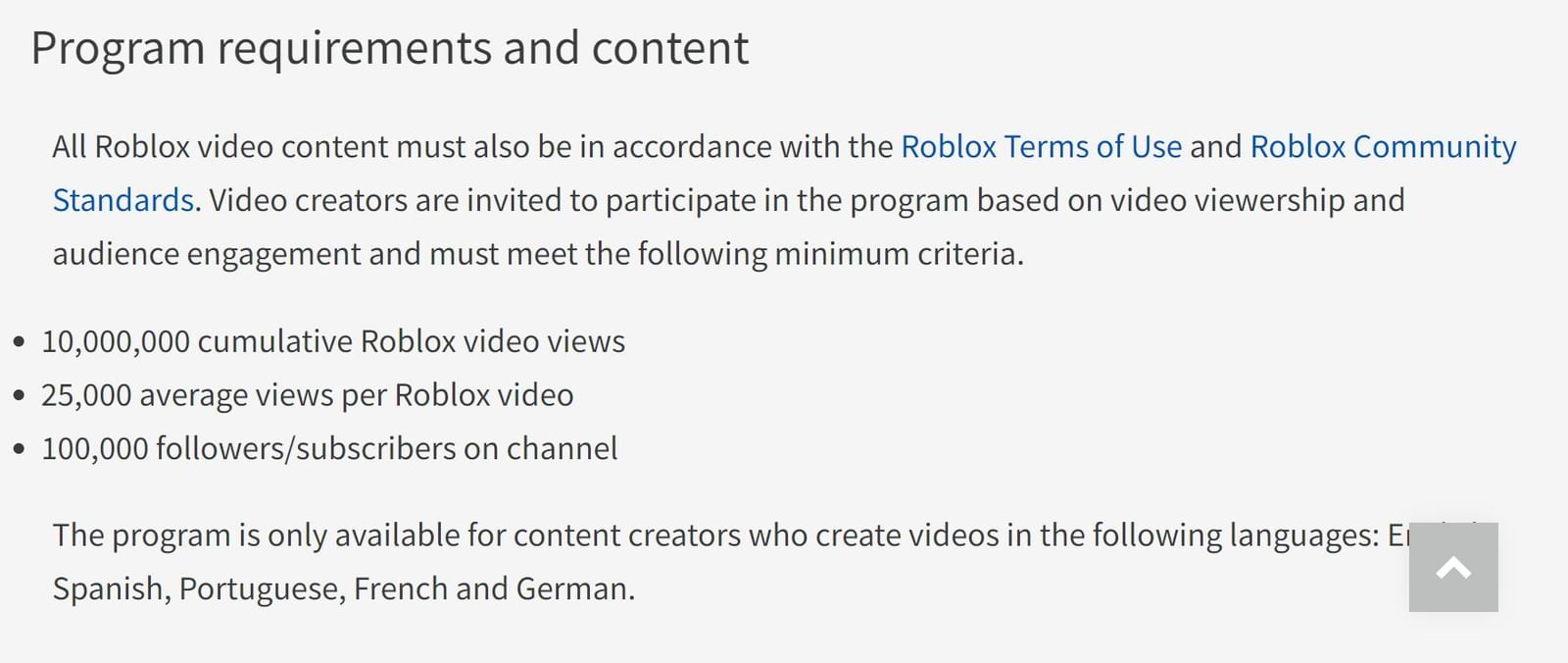 Roblox Video Star Program requirements, benefits, members, and more ...