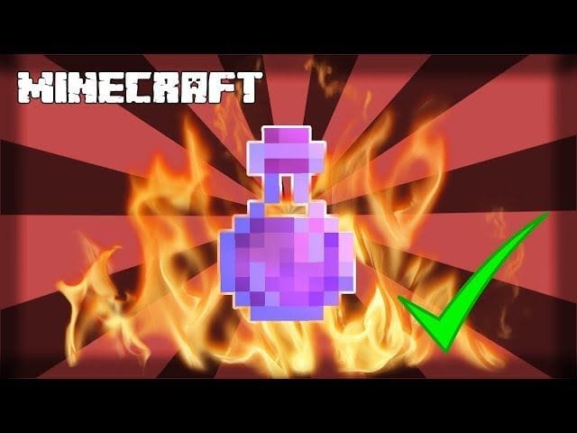 How to use fire resistance potion in Minecraft