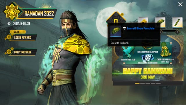 Free Fire Ramadan event rewards: How to get free loot crates, vouchers ...