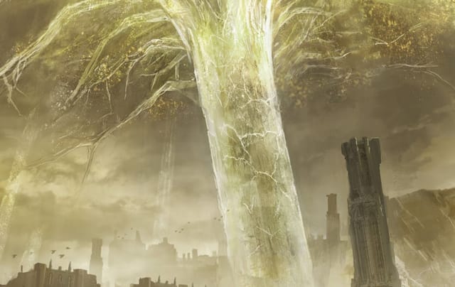 The Elden Ring Erdtree is significantly taller than the Alps