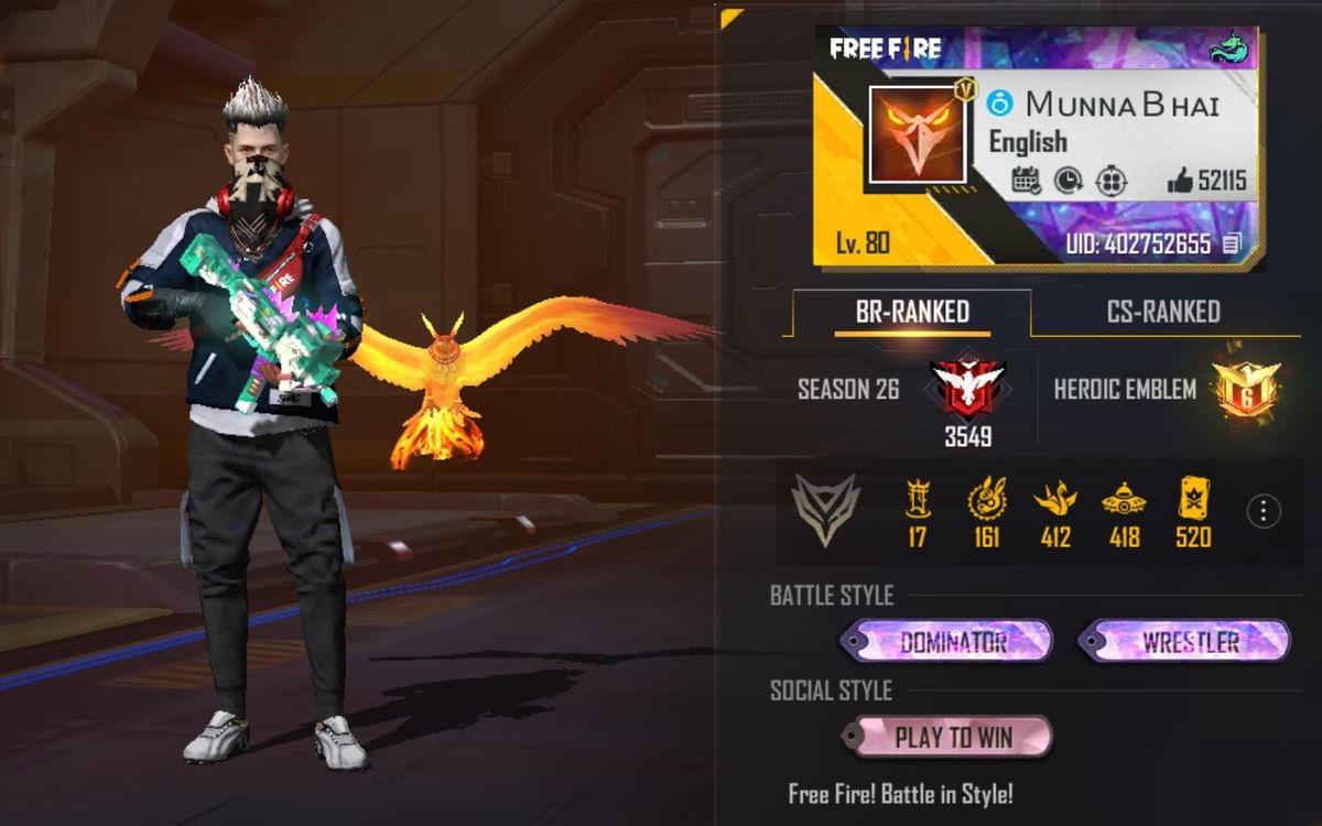 Munna Bhai Gaming’s Free Fire ID, stats, YouTube earnings, Discord, and headshot percentage ...