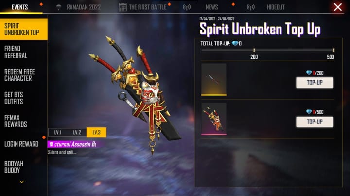 Free Fire MAX exchange event: Get permanent gun skin, free backpack ...