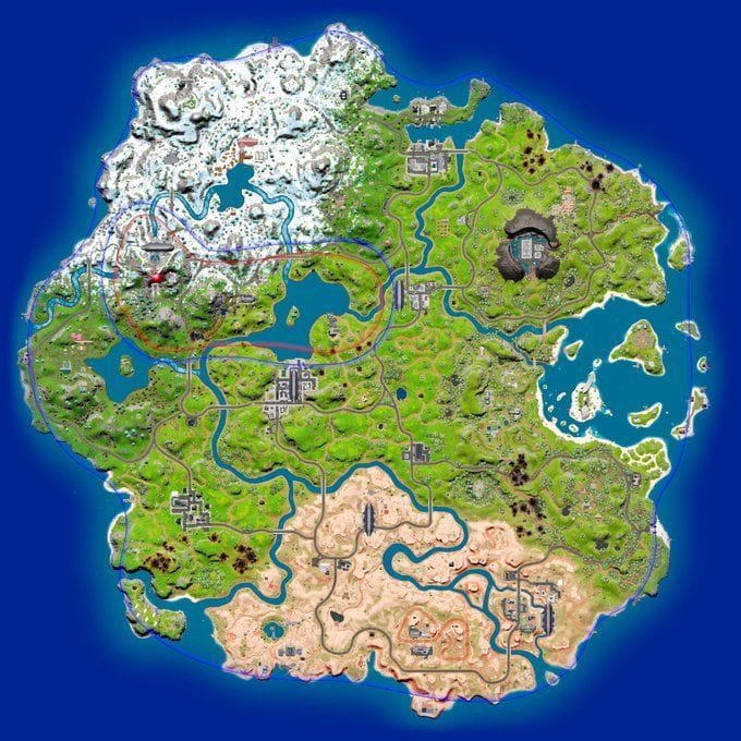 The Fortnite map is 'doomed' once again as threat from the past returns