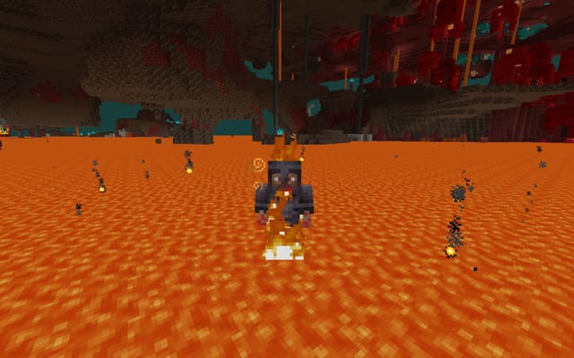 How to use fire resistance potion in Minecraft
