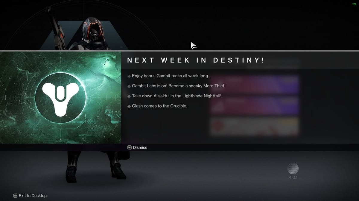 Destiny 2 maintenance and downtime for Hotfix 4.0.1.1 (April 26): When ...