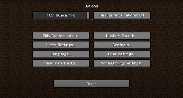 What is the best FOV in Minecraft?