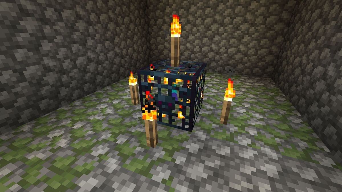 Using vindicator for Minecraft spawner farm