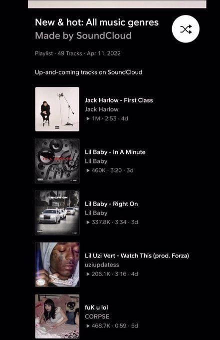 Corpse Husband's latest single available on Spotify