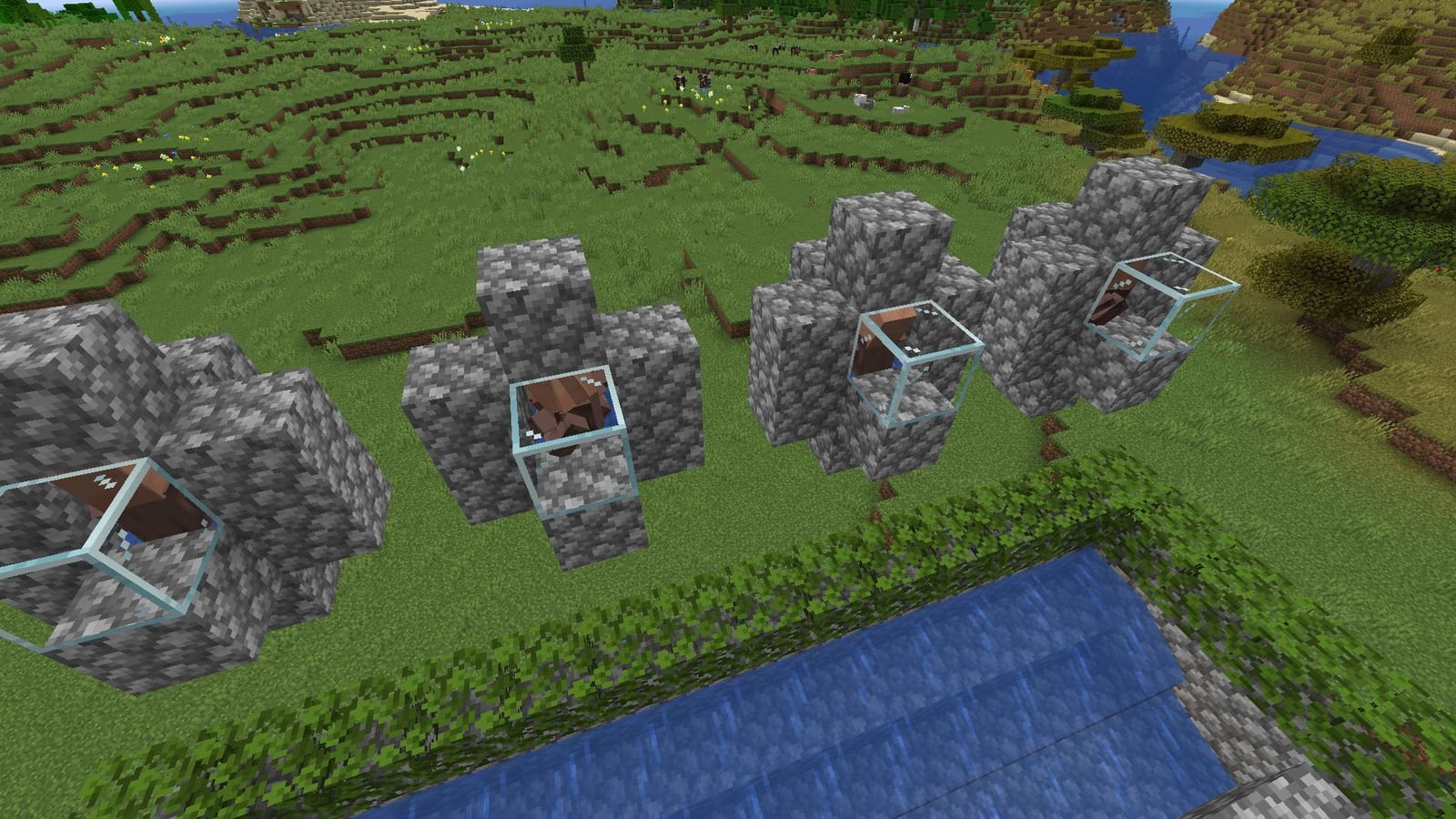 How to build an iron farm in Minecraft Bedrock Edition 1.18 (2022)