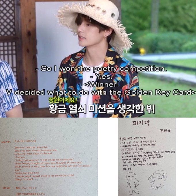 "A beautiful mind that makes beautiful art": BTS' V wins hearts with ...